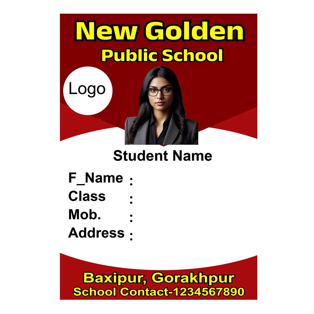 School Id Card Design – CSC Designer