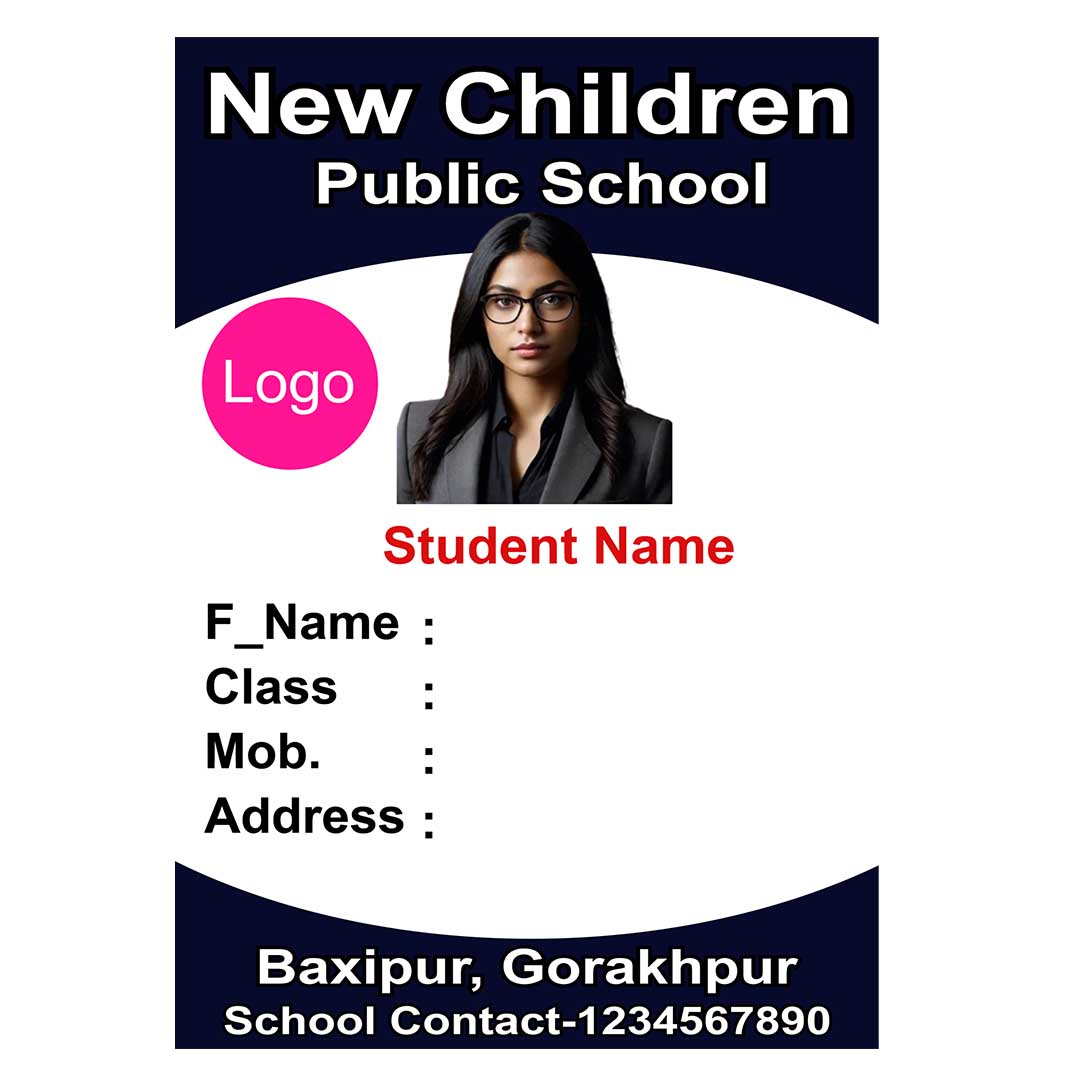 School Id Card Design – CSC Designer